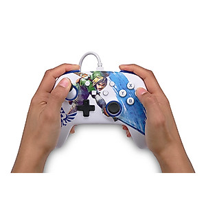 PowerA Enhanced Wired Controller for Nintendo Switch - Master Sword Attack Zelda Link