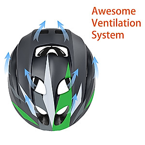 Smart4u SH20 Bluetooth Mountain Bike Helmet with Speakers & Built-in Microphone, CE CPSC Certified, Ultralight & Ventilated, MTB&Road Bike Helmet for Adults Men Women