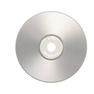 Verbatim CD-R 700MB 52X Silver Inkjet Printable - 50pk Spindle, 50-Disc (95005)