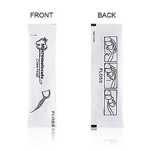 Floss Singles Bag,Dental Picks Disposable,Travel Dental Floss,Dental Floss,Floss Sticks ,Easy to Carry Dental Flossers(150 Count Packaged Individually)