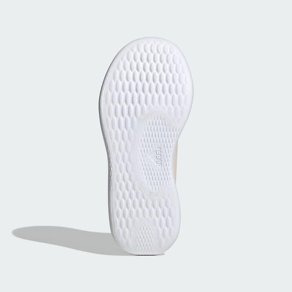 adidas Cloudfoam Pure Sportswear Sneaker, Wonder Quartz/Zero Metallic/Wonder Orchid, 2 US Unisex Little Kid