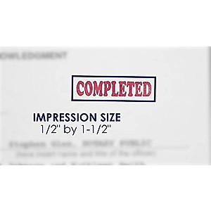 Completed Stamp – MasterMark Premium Pre-Inked Office Stamp