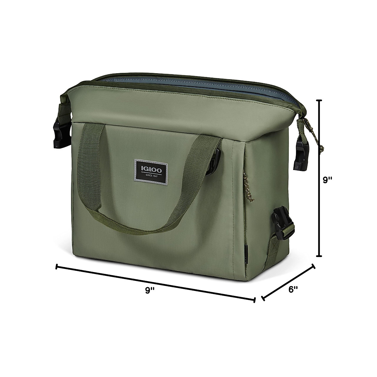 Igloo South Coast Black Snapdown 14-can Bag