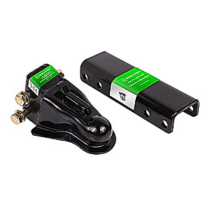 BEBLEPANY 2-5/16 Inch Adjustable Trailer Coupler 14000lbs w/Channel and 5 Position Channel and Fasteners