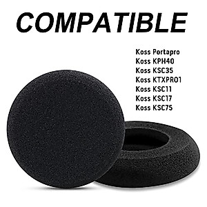 GVOEARS Replacement Earpads for Koss Portapro Headphones, Ear Cushions Compatible with Koss KPH40 / Koss KSC35 / KTXPRO1 / KSC11 / KSC17 / KSC75