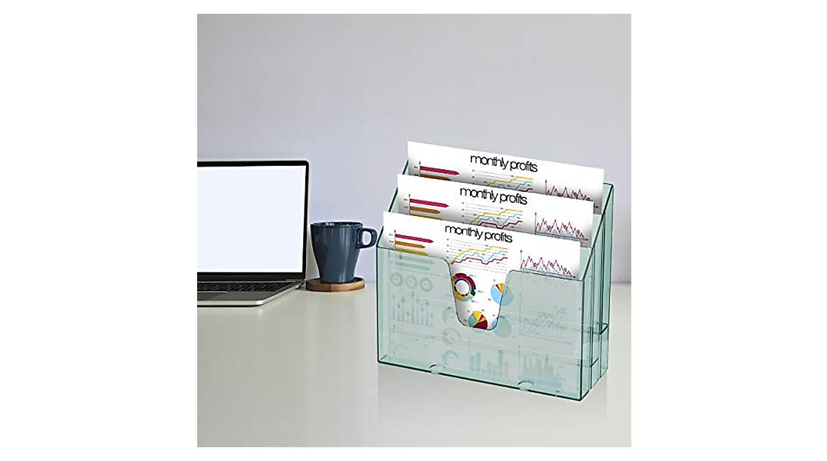 Acrimet Horizontal Triple File Folder Organizer | Optimize Space