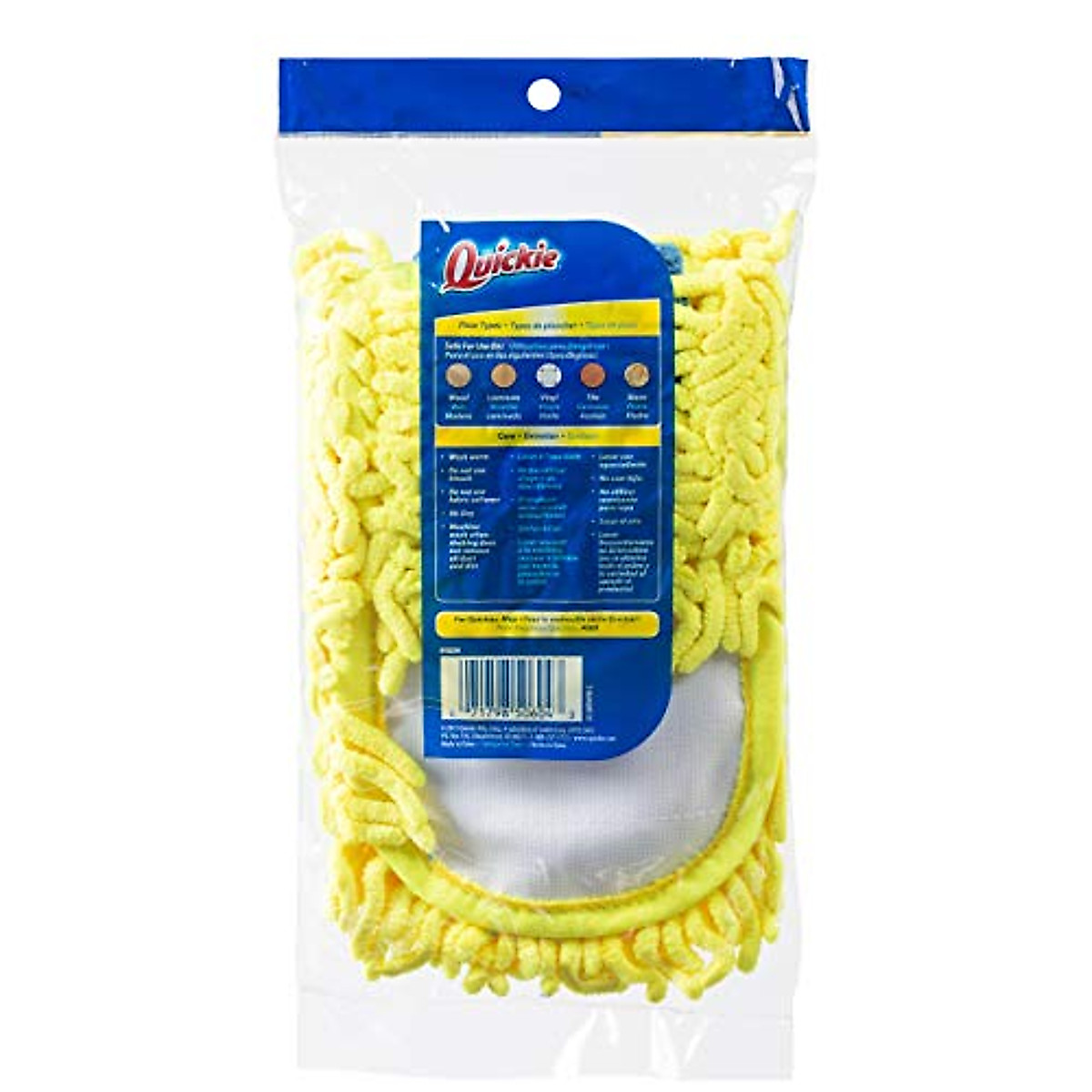 Quickie Microfiber Dust-Mop Refill for 060 Mop, Green Replacement Head, for Cleaning Home/Office/House/Kitchen/Bathroom/Floors