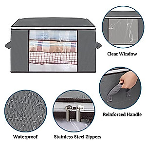 MecTo Bundle 3 Pack Clothes Storage Bag and 6 Pack Vacuum Storage Bags