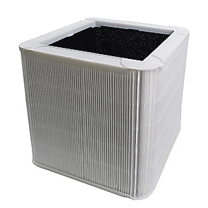 2-Pack Repalcement Particle & Activated Carbon HEPA Filters + 4 Washable Pre-Filters Compatible with Blueair Blue Pure 211+ and Max Air Purifiers