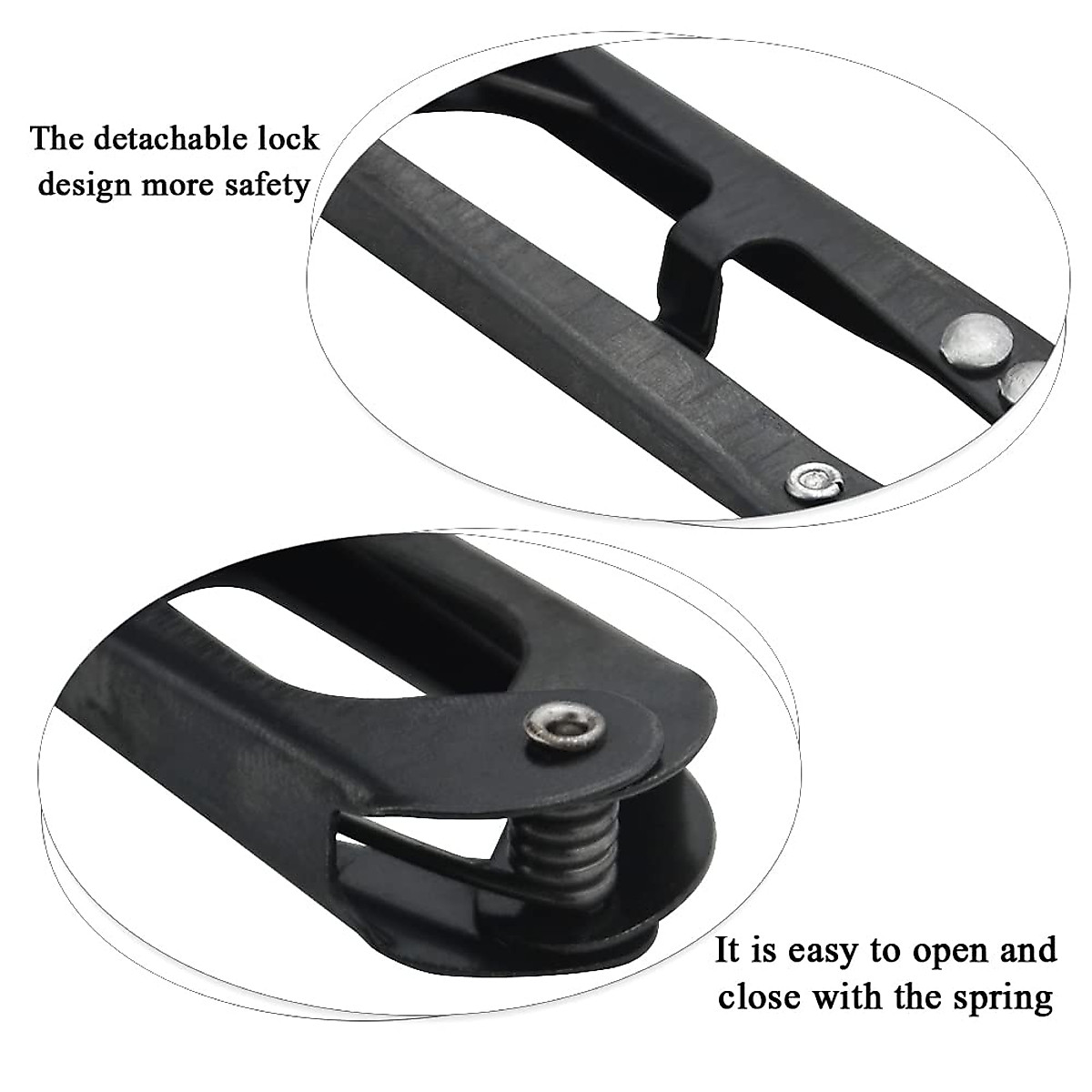 XINMEIWEN 3Pack 4.1Inch Sewing Scissors Yarn Thread Craft Scissors Small Snips Trimming Nipper for Home Office School DIY Projects (Black)