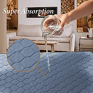 Guinea Pig Cage Liners - Washable Guinea Pig Pee Pads (2 Pack), Waterproof Reusable & Anti Slip Guinea Pig Bedding Fast and Super Absorbent Pee Pad for Small Animals Rabbit Hamster Rat