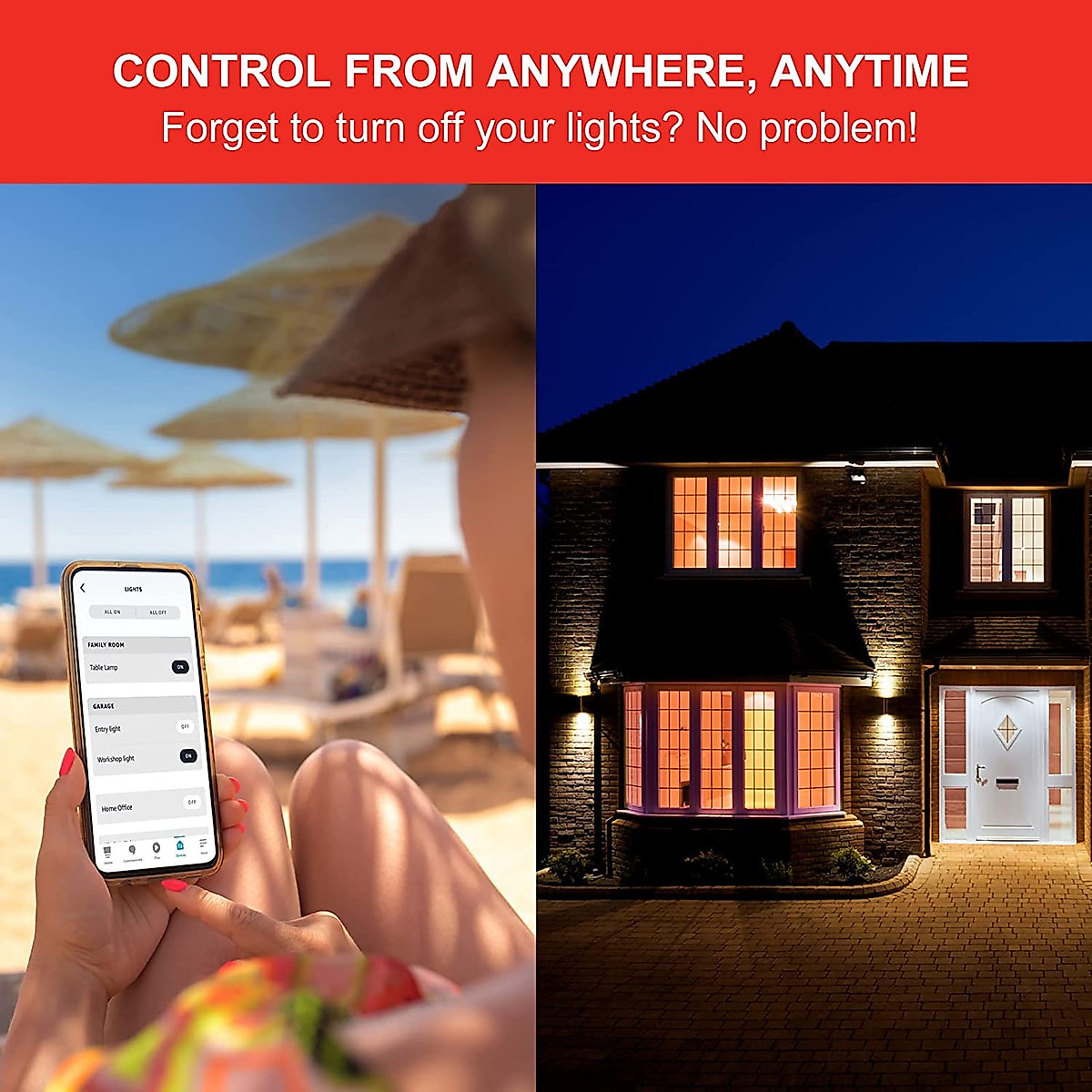 Sengled Alexa Light Bulbs, 75W Equivalent, S1 Auto Pairing with Alexa Devices, Smart Light Bulb that Work with Alexa, Bluetooth Mesh Smart Home Lighting, ‎Multicolor Dimmable, No Hub Required,4-Pack