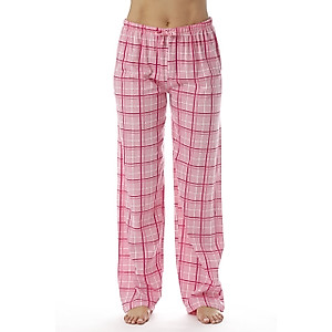 Just Love Women Plaid Pajama Pants Sleepwear 6324-PNK-10281-L