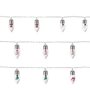 MDNZCTH Christmas LED String Lights Colored Snowman Santa Lights String Christmas Tree Decoration Bulbs Hanging Lighting Christmas String Lights