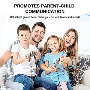 Classic Video Retro Game Console, Classic Mini Console -Built-in with 620 Classic Retro Games Dual Players Mode Console Kids, Adult, Children Gift, Valentine/Birthday Gift