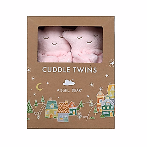 Angel Dear Pink Star Twin Set Blankies Box.