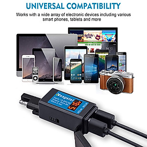 Heagstat Motorcycle SAE to USB Port Power for GPS, Smartphone MP3, Motion Camera