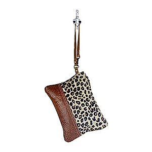 Myra Bag Wow Factor Pouch Upcycled Cowhide & Leather S-2917