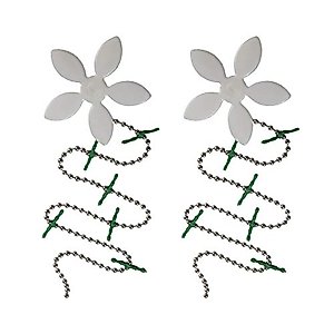 DrainWig Shower Drain Hair Catcher, Disposable Drain Protector, Flower, 2 Pack