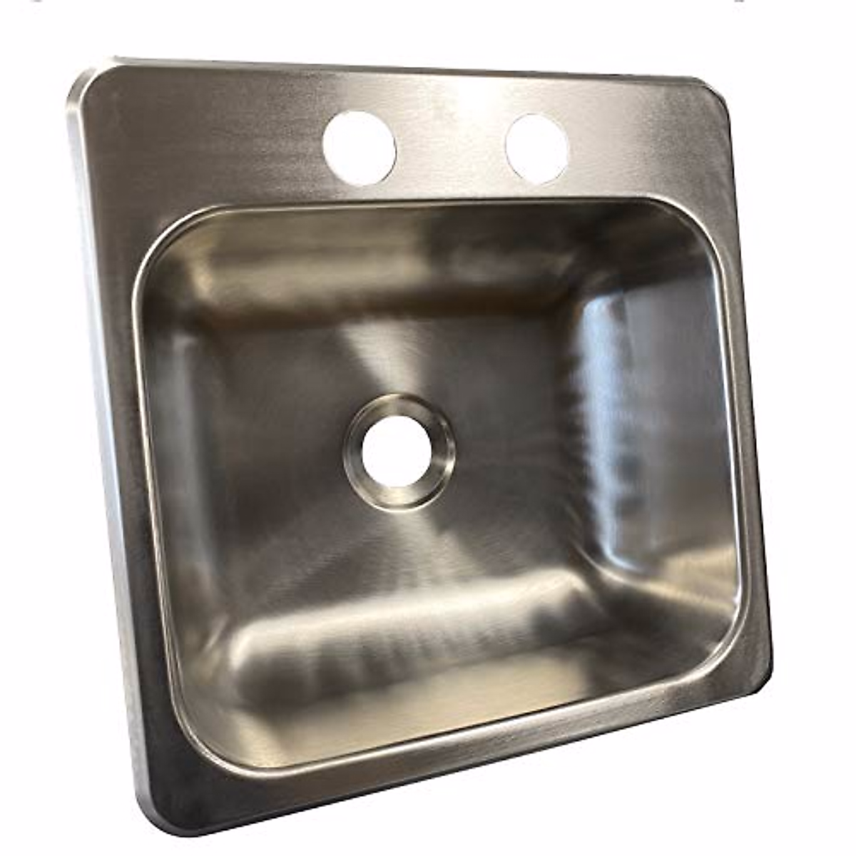 Class A Customs | 15" X 15" X 5" Stainless Steel Sink | 300 Series Stainless Steel | RV Camper Motor Home Sink | Concession Sink