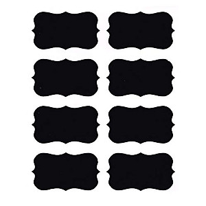 36pcs Chalkboard Labels Reusable Blackboard Stickers for the Kitchen, Pantry, Mason Jars, Wine Glasses