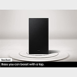 SAMSUNG HW-C450 2.1ch Soundbar w/DTS Virtual X, Subwoofer Included, Bass Boost, Adaptive Sound Lite, Game Mode, Bluetooth, Wireless Surround Sound Compatible (Newest Model),Black