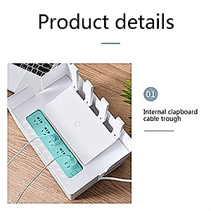 YAOLUU WiFi Storage Box Double-Layer Wireless WiFi Router Storage Box Desktop Socket Wire Organizer Box TV Set Top Rack Power Strip Hidden Set-top Box Stand (Color : GY)