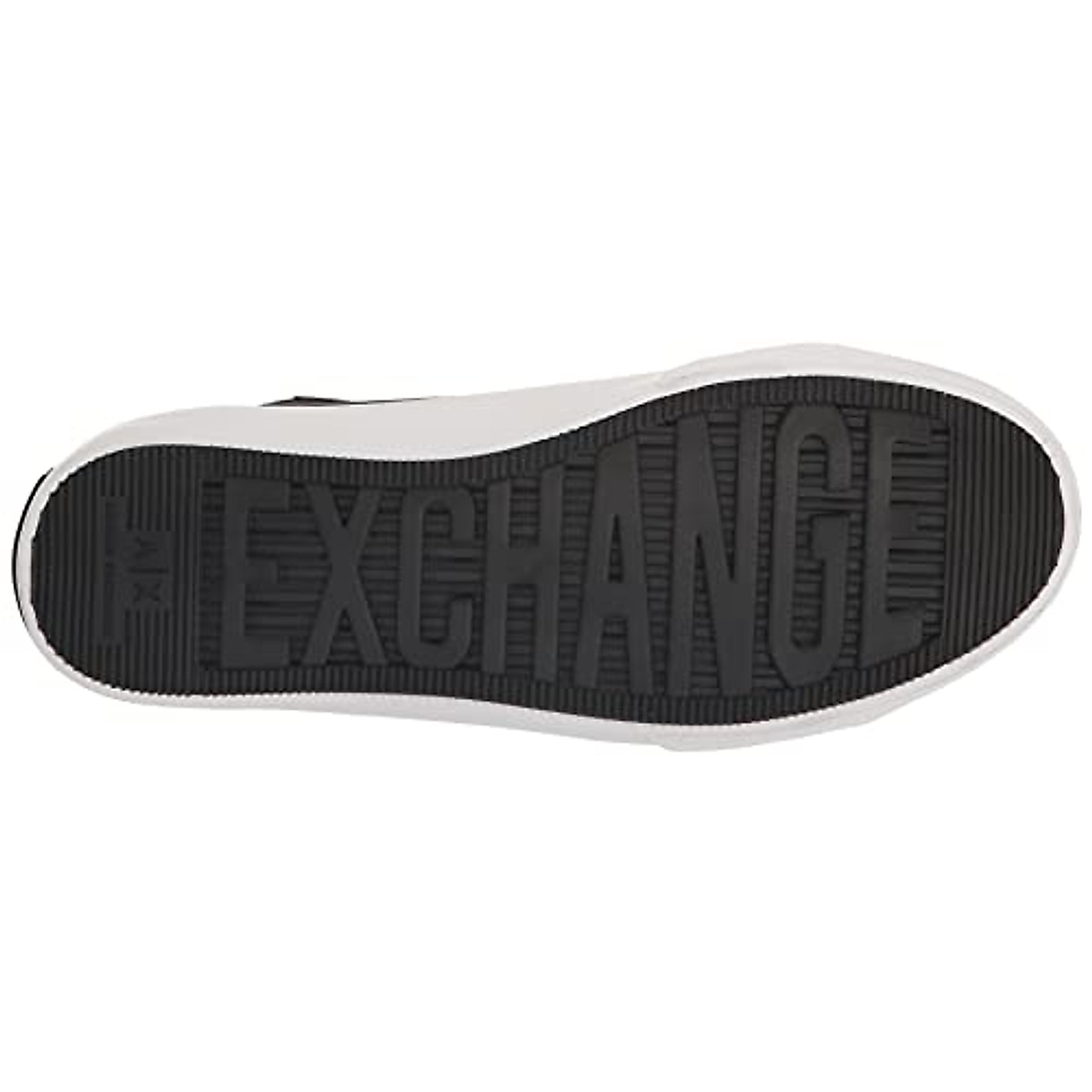 A|X ARMANI EXCHANGE Men's Updated Icon Logo High-Top Sneaker, Black, 10