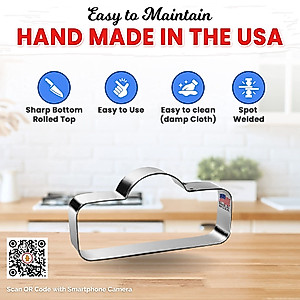 Street Sign Plaque Cookie Cutter 4.5 Inch - Made in the USA – Foose Cookie Cutters Tin Plated Steel Street Sign Plaque Cookie Mold