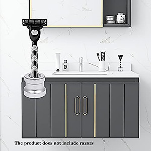 Hushnow Men's Shaving Razor Stand Holder,​Stability Safety Razor Base Stand