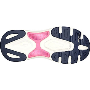 Skechers Women's Max Cushioning Arch Fit Delphi Sneaker, Navy/Pink, 8