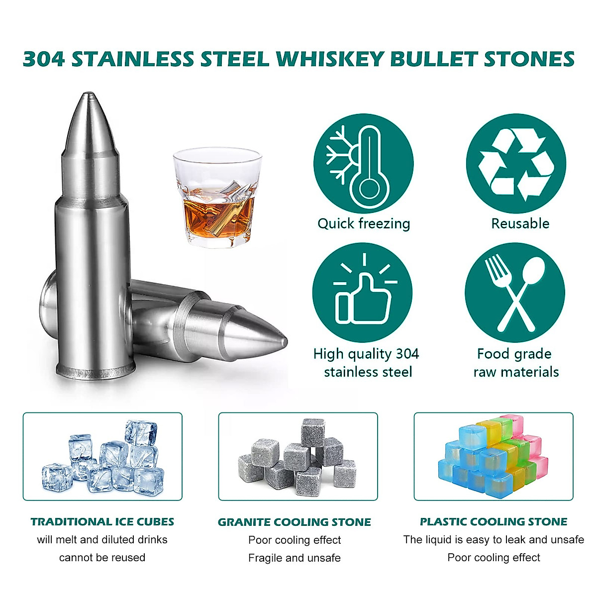 Whiskey Stones with Funny Socks, Unique Gifts for Men Husband Father Dad Boyfriend Guys Grandpa, Mens Gift Ideas, Cool Gadgets for Men Brother Him,Mens Stocking Stuffers 2023,Cool Stuff