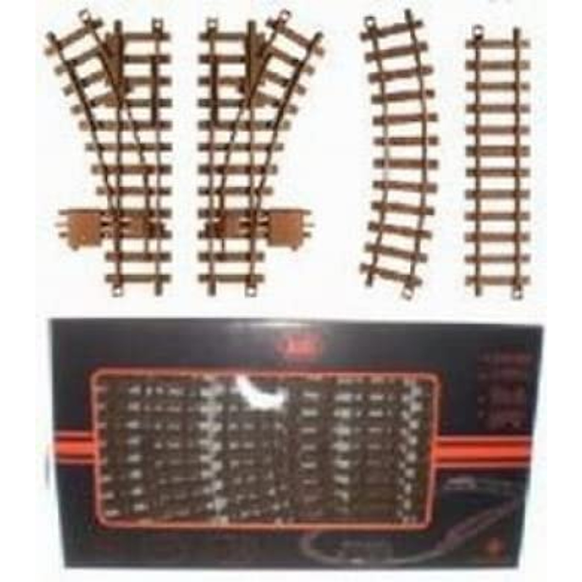 G Scale Plastic Train Track Set (Complete Replacement Compatible with Newbright BATTERY OPERATED TRAIN)