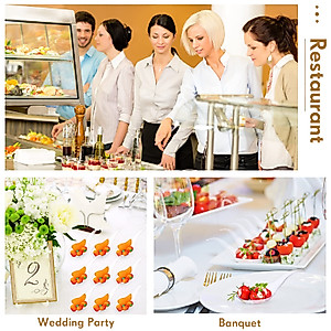 400 Pieces Tasting Mini Spoons Disposable Mini Dessert Spoons Appetizer Spoons Plastic Asian Soup Spoons Bulk Clear Serving Spoons for Desserts, Sushi, Dipping Sauces, Ice Cream