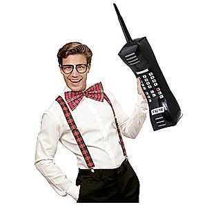 2PCS Inflatable Mobile Phone - 80's 90's Party Decorations Supplies Retro Cell Dress Accessory Phone Booth Props(26 Inches)