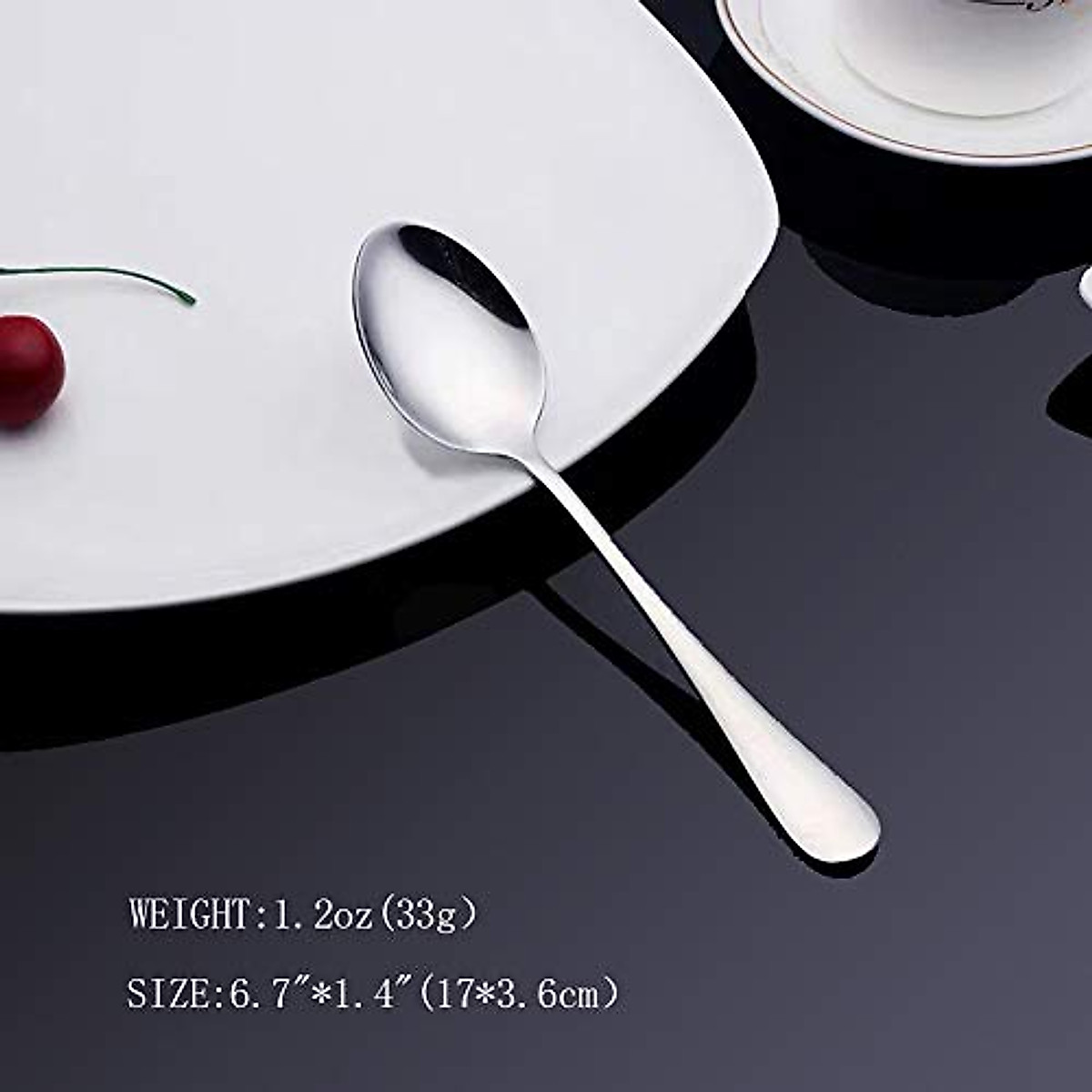 6.7 Inches Stainless Steel Spoon,Set of 6,Use for Home, Kitchen or Restaurant