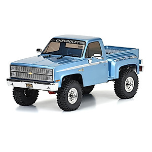 Axial RC Truck 1/10 SCX10 III Pro-Line 1982 Chevy K10 4WD Rock Crawler Brushed RTR (Battery and Charger Not Included), AXI03029, Blue