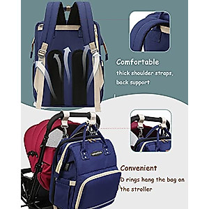 Baby Diaper Bag Backpack with Changing Station - Waterproof, Large 30L Capacity for Boy, Girl, Mom, Dad - Travel Baby Bag with Stroller Straps, Insulated Pockets - 16.5x9.4x14" - Baby Shower Gifts