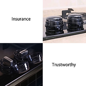 4 Pcs Stove Knob Covers Oven Knob Covers Child Locks Protective Cove Fire Guard Cooker Switch Baby Safety for Child Kitchen Safety