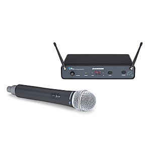 Samson Technologies Concert 88x Handheld Wireless System with Q7 Microphone (D Band) (SWC88XHQ7-D),Black