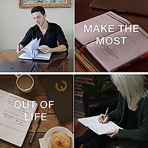 The Phoenix Journal - Best Daily Goal Planner, Organizer, & Calendar for Goal Setting, Gratitude, Happiness, & Productivity - Vision Board & Habit Tracking - 12 Weeks, Undated, Hardcover (Sapphire)