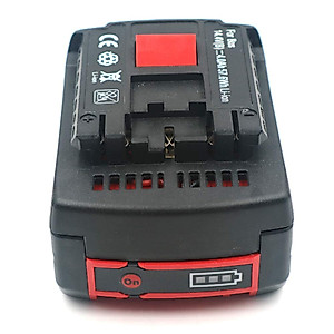 HeShunChang Battery 14.4V 4Ah Replace for Bosch BAT607 BAT607G BAT614 BAT614G 2607336078 2607336150 2607336224 2607336234 2607336318 2607336600 2607336607 2607336608 2607336740