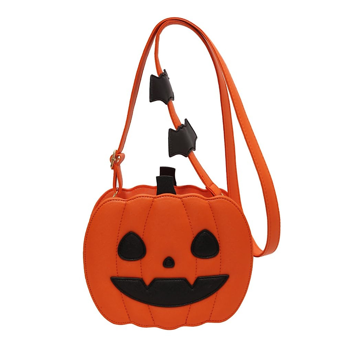 Lushandy Halloween Pumpkin Crossbody Bag for Women Novelty Pumpkin Purse Halloween Devil Shoulder Bag Funny Crossbody Purse