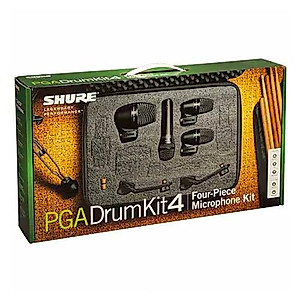Shure PG ALTA 4-Piece Studio Microphone Kit (PGASTUDIOKIT4)