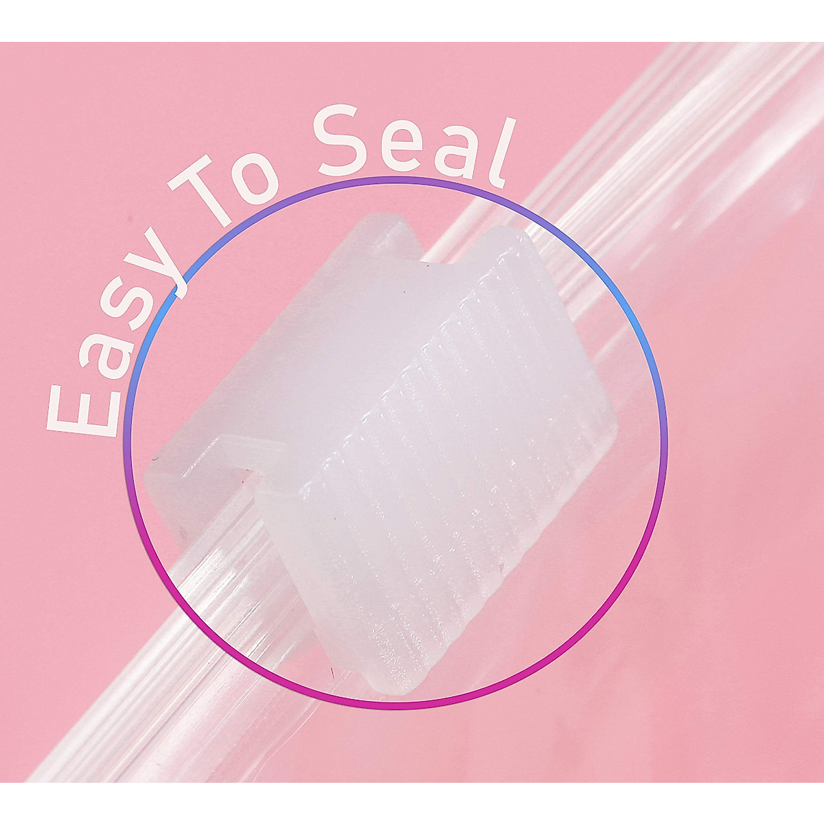 50 Slider Small Food Storage Bags, Expandable Bottom, Secure Slider Seal, BPA-Free, Easy Open On The Go for Snacks