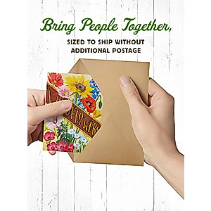 American Meadows Wildflower Seed Packets Wildflower Party Favors for All Occasions (Pack of 20) - Wildflower Seed Mix, Plant Year-Round, Great Gift for Hostesses, Showers, Weddings, Thank You