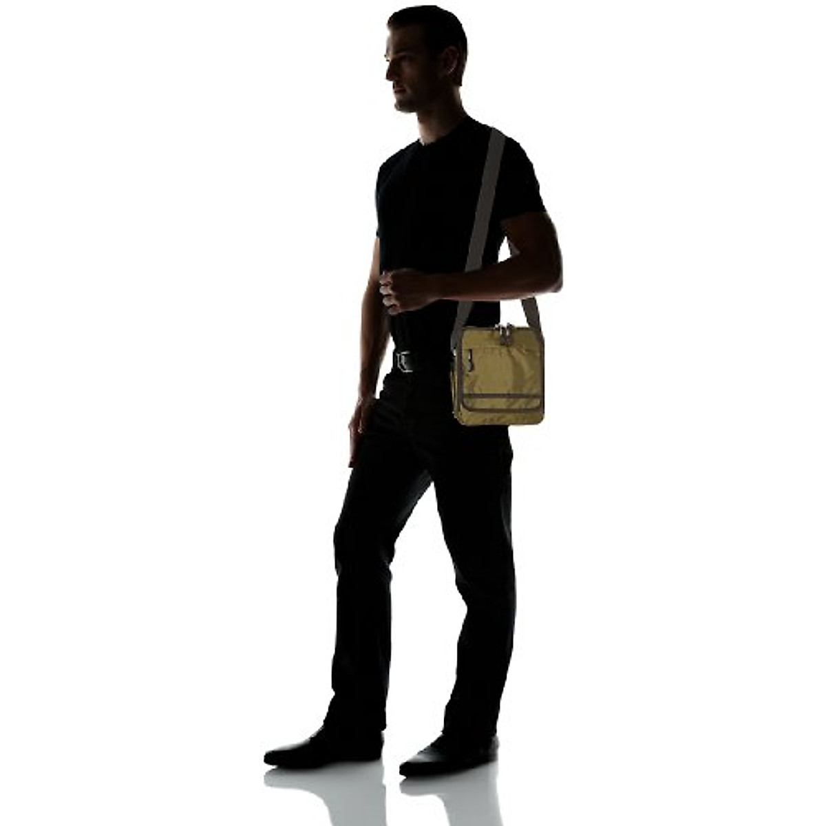 Derek Alexander Ns Top Zip Shoulder Bag, Olive, One Size