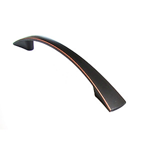 HandleMax 6" Oil Rubbed Bronze Pull Cabinet Handle Dresser Drawer Knob Kitchen Hardware, 128mm (5") Hole Centers, 04ORB128, 25 Pack