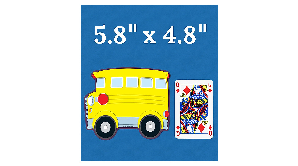 Carson Dellosa School Bus Cutouts – 36-Count Bulletin Board