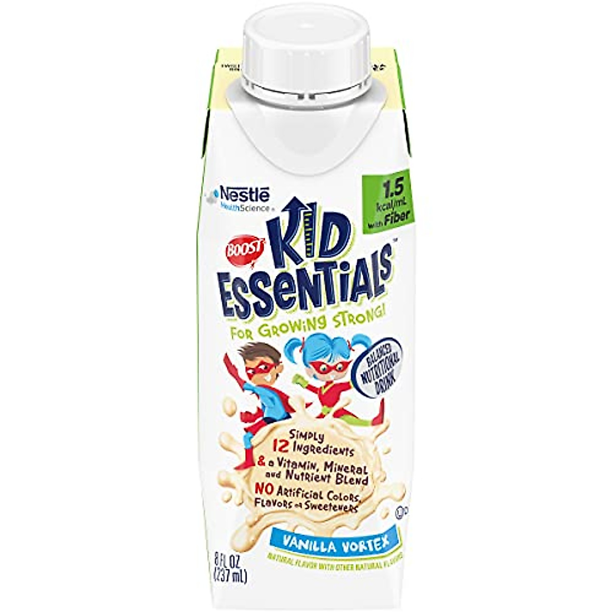 Boost Kid Essentials 1.5 with Fiber, Vanilla Vortex